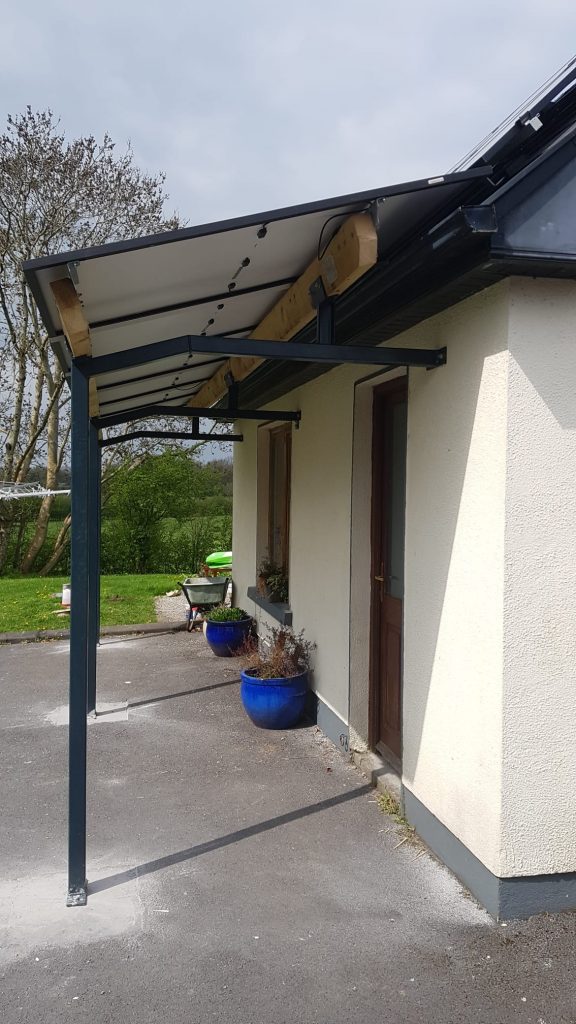 Triana – Veranda style Lean-to structure – Solar Structures Ireland